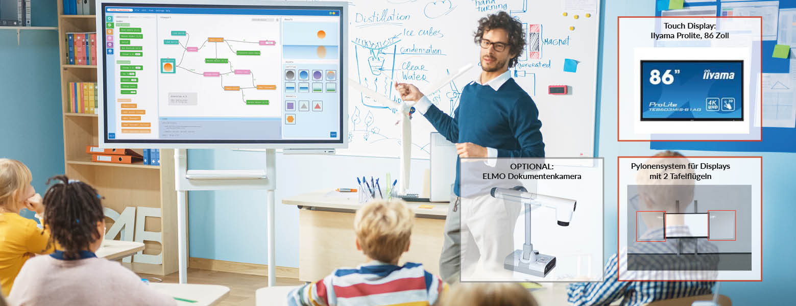 Medientechnik-Pakete für digitalen Unterricht